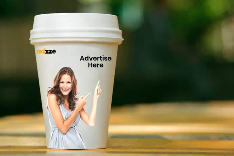 Coffee Cup Ads: Sip, Scan, and Engage!