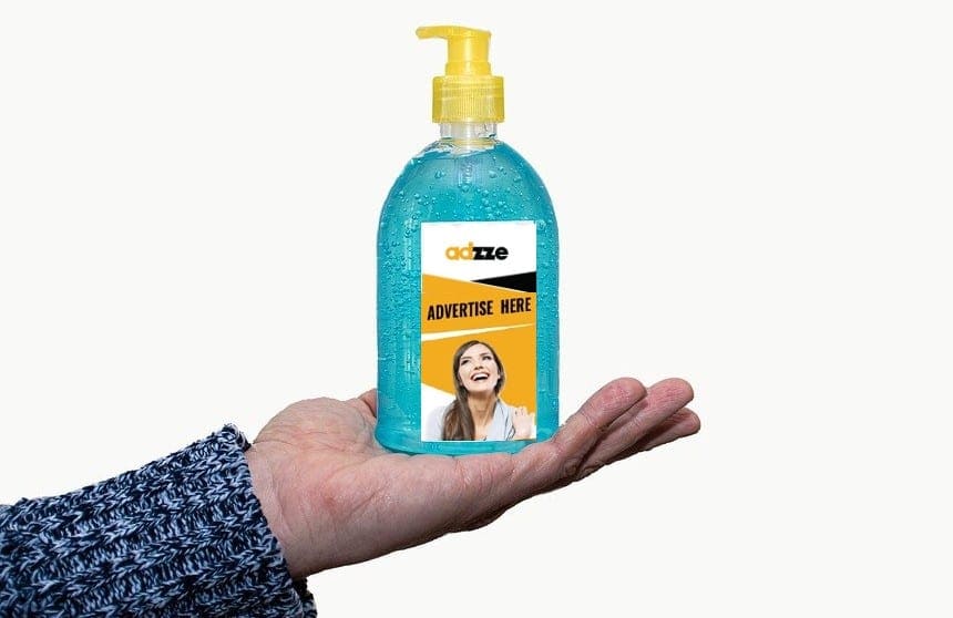 Hand Sanitizer Dispensers Advertising | In-hand Advertising